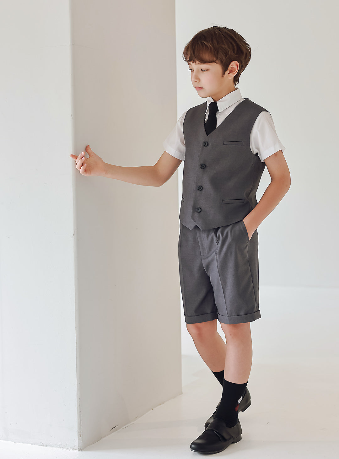 Kids' Suits|For formal suits for kids, Royal Gray Vest Suit 2 Piece Set ...
